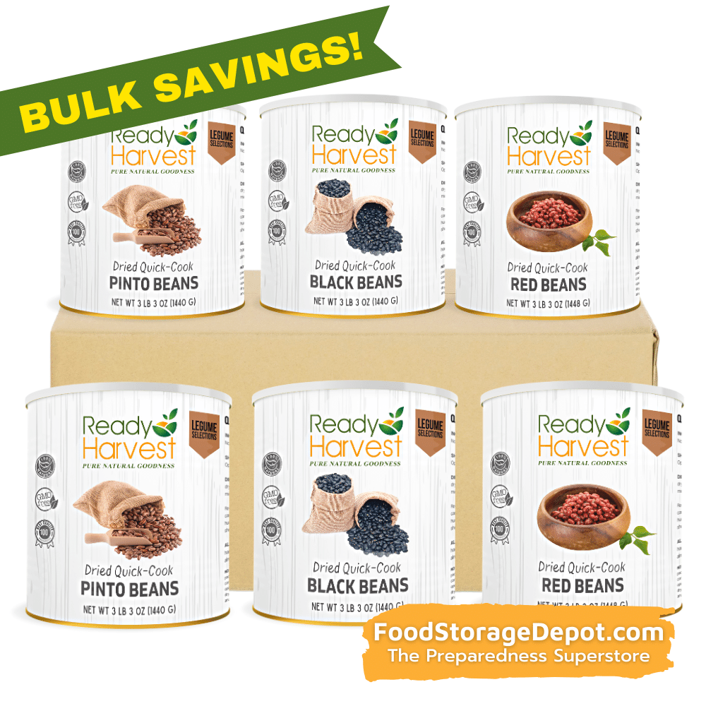 Ready Harvest Quick-Cook Beans Variety Kit (25-Year Shelf Life ...