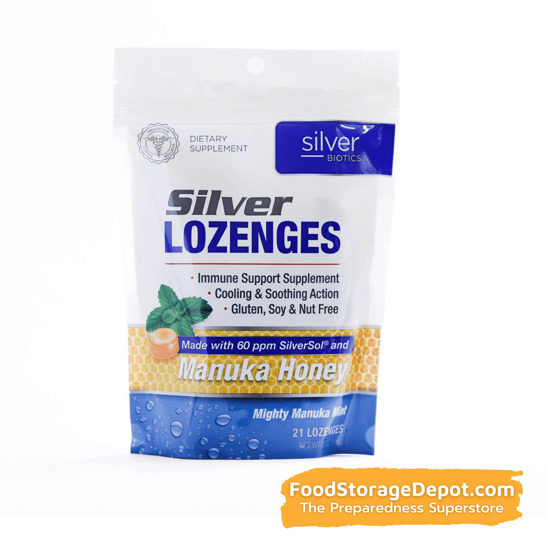 Silver Biotics - Manuka Honey Lozenges – FoodStorageDepot